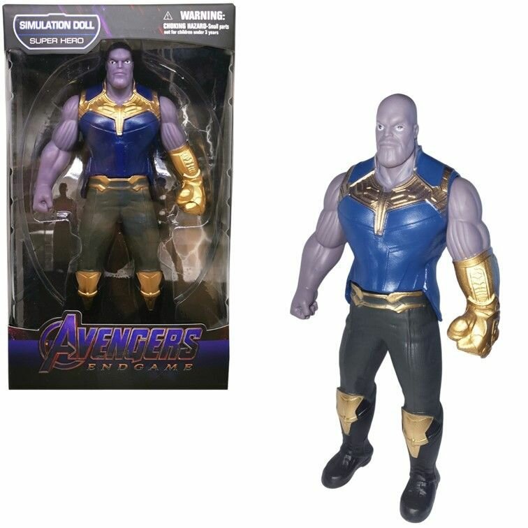 HRO-3323 Фигурка игрушка для мальчика Мстители Танос 22см, Супергерои Marvel Avengers Thanos