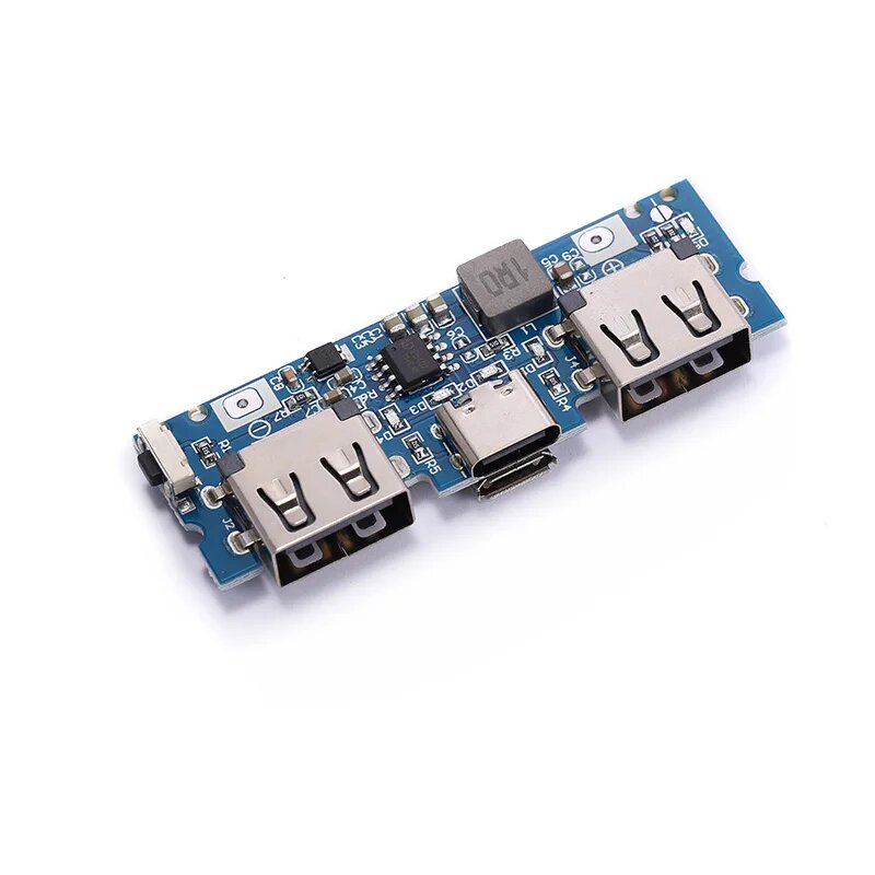 USB зарядный модуль 5V с 3 портами USB Type-A и Micro USB
