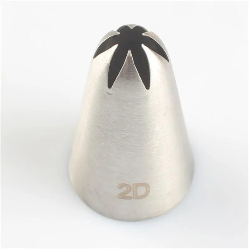 2D большой размер DIY насадки для глазури для крема, насадки для кондитерских изделий, насадки для украшения торта из помадки, насадки из нержавеющей стали, формы для выпечки