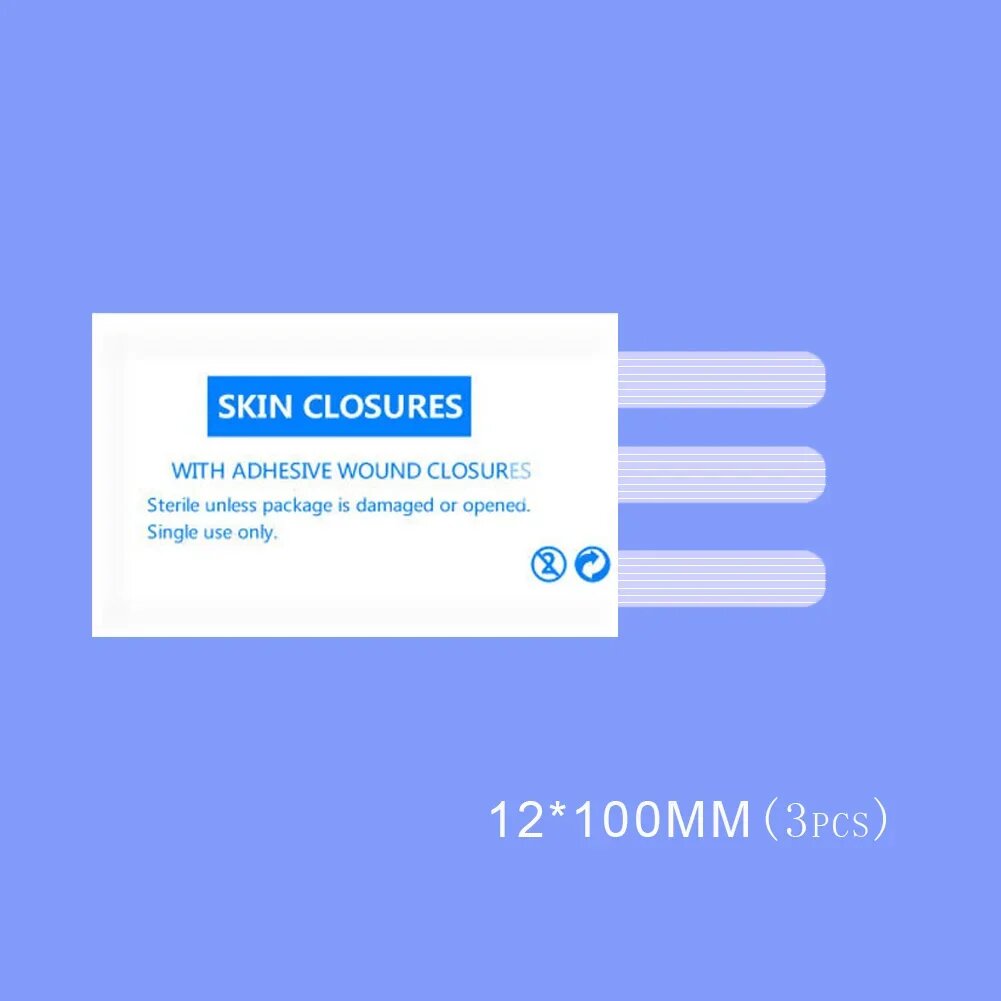 Медицинская лента без швов 5 размеров 12x100mm - 3pcs