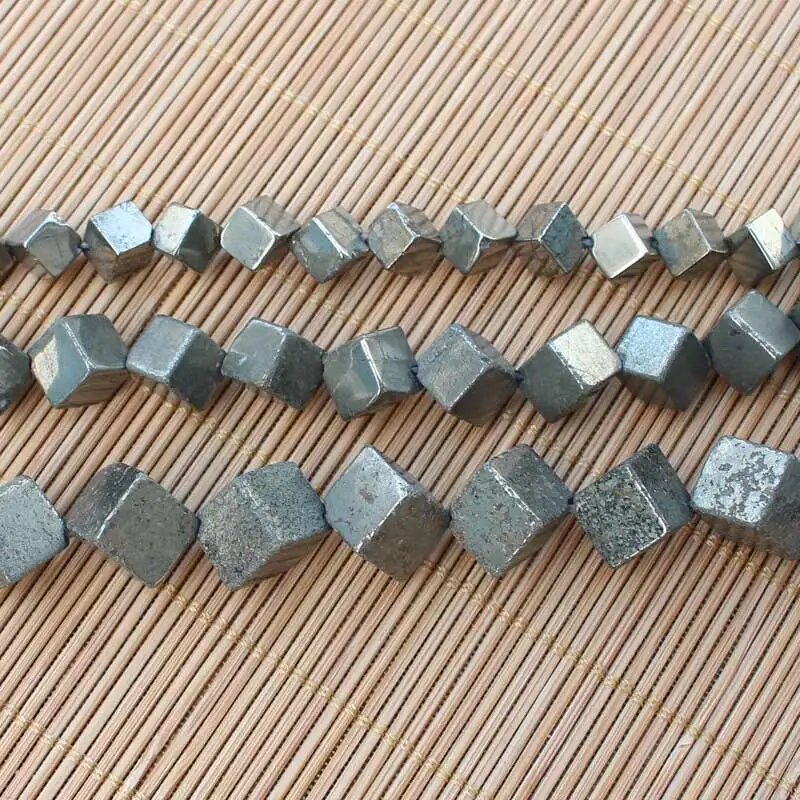Натуральные пирит бусины лаerf beads 6-10 мм 10x10mm