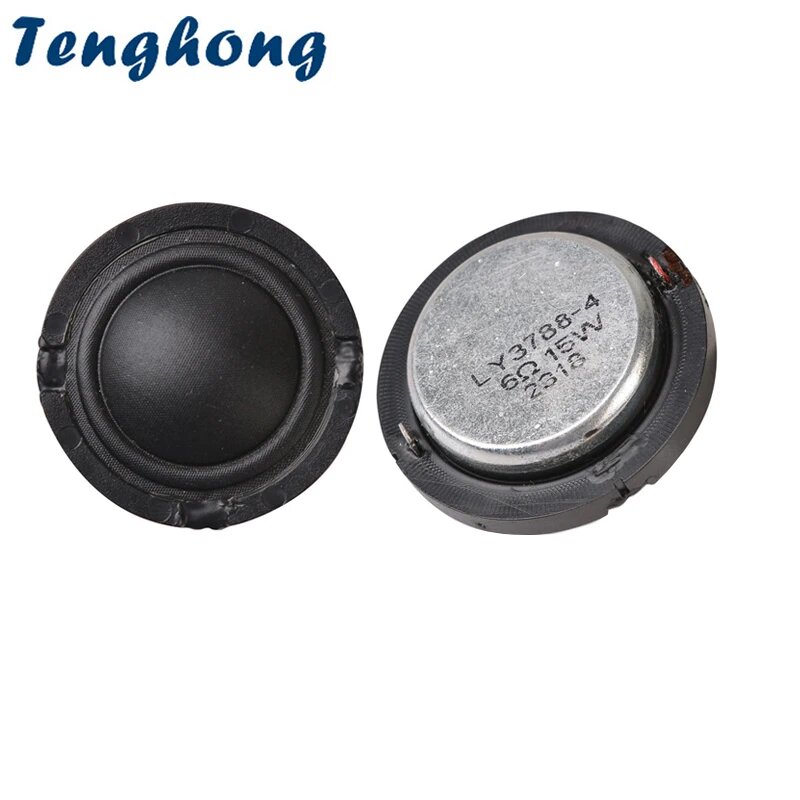 2 шт, 35 мм, 6 Ом, 15 Вт, купольная шелковая пленка, Bluetooth-динамик, 20-ядерный пластиковый аудиокорпус, тройной динамик, громкоговоритель для домашнего кинотеатра