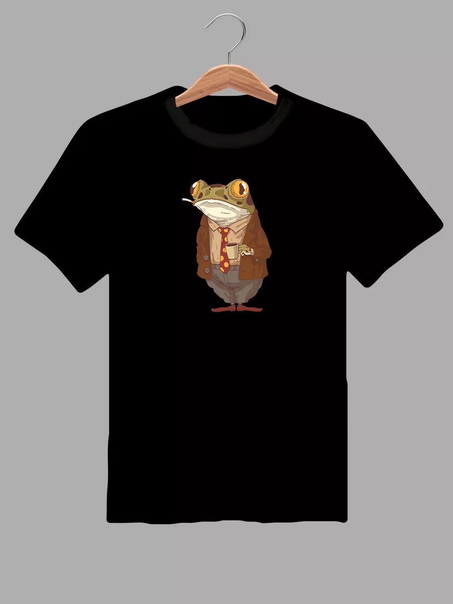 Футболка лягушка директор