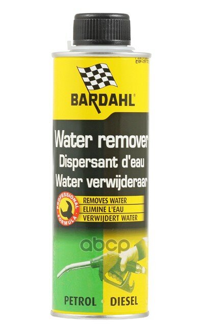 WATER REMOVER Присадка в топливо для удаления влаги бенз.+диз. 0,3л Bardahl арт. 1082B