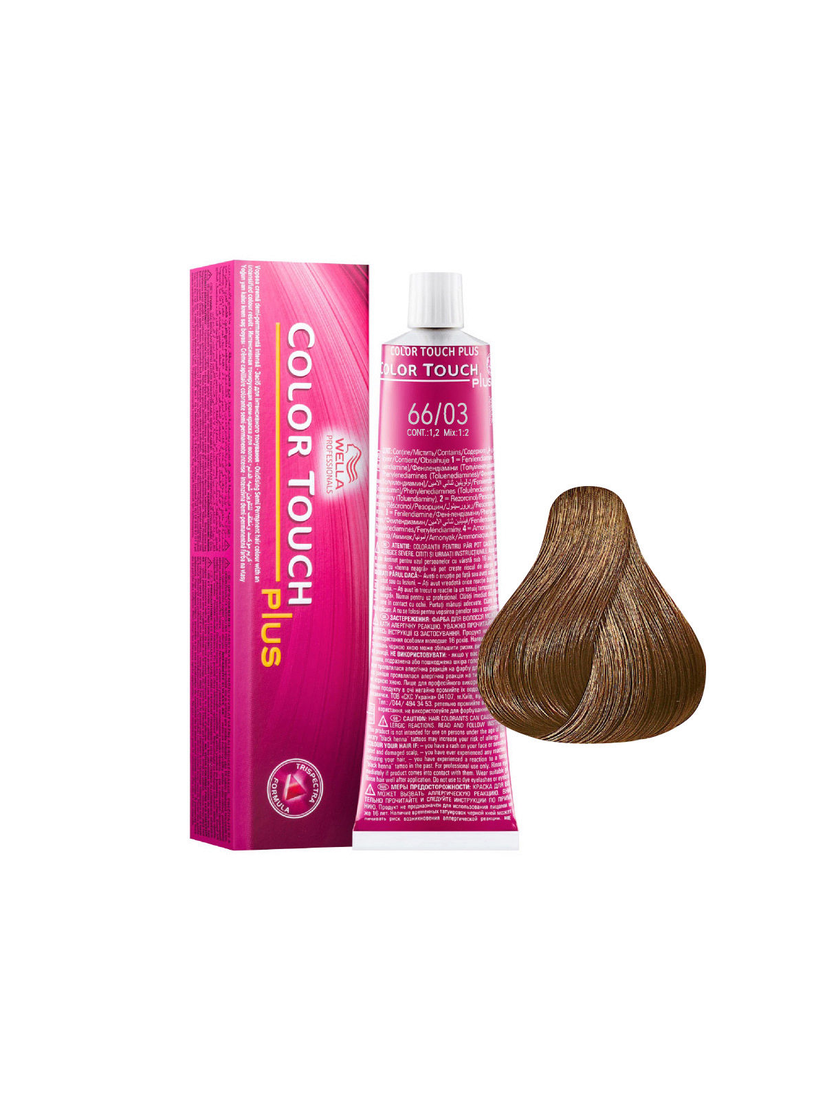 Wella Color Touch Plus 66/03 - Тонирующая краска без аммиака корица 60 мл