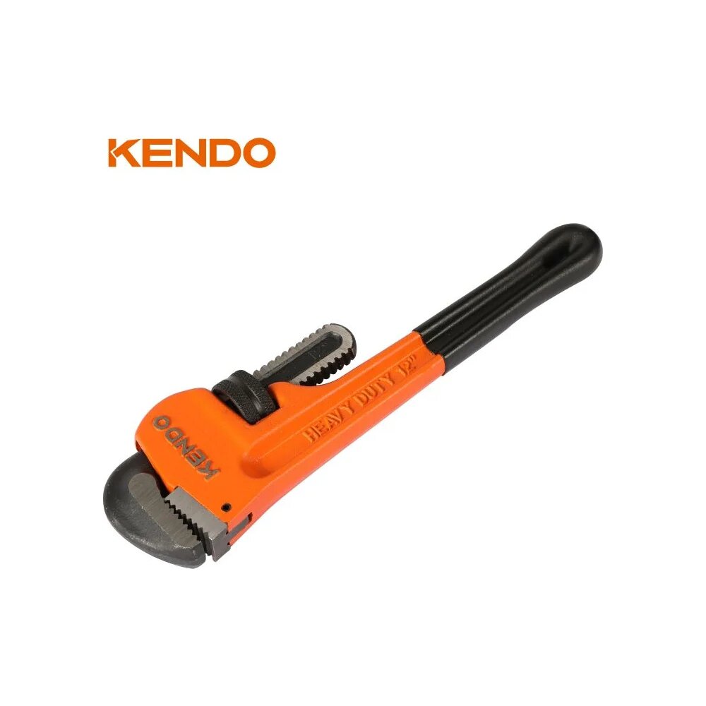 Трубный ключ Стиллсон KENDO 300, из кованой стали, американского типа, антикоррозийное покрытие, чугунная рукоять