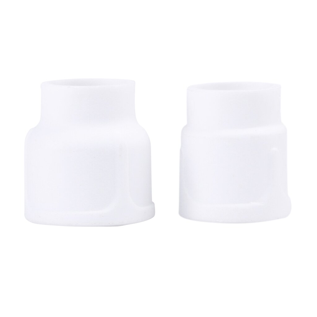 1 комплект из 2 штук, фарфоровая насадка для аргонной сварки TIG аксессуары для аргонодуговой сварочной горелки керамическая насадка с большим горлышком