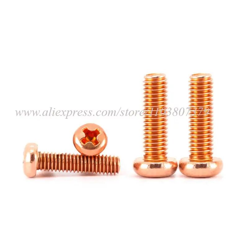 Медные винты М3 М4 М5 М6 5pcs M5x20