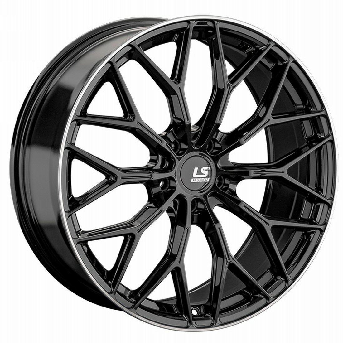 Колесный диск LS FlowForming RC69 8x18 5x114,3 ET35 67,1 BKL литой для автомобиля