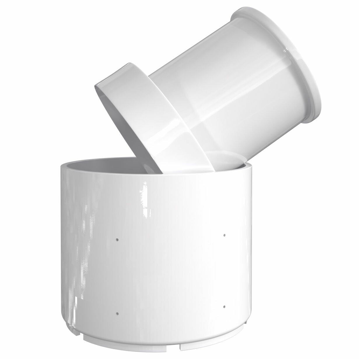 Форма для сыра под пресс с крышкой-поршнем на 1-1,5 кг, Россия