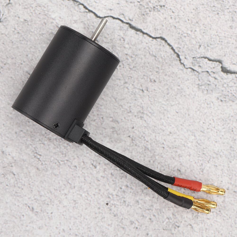 Мотор 3650 3900KV для автомоделей HSP масштаба 1/8 и 1/10, бесколлекторный, с медной обмоткой, черный