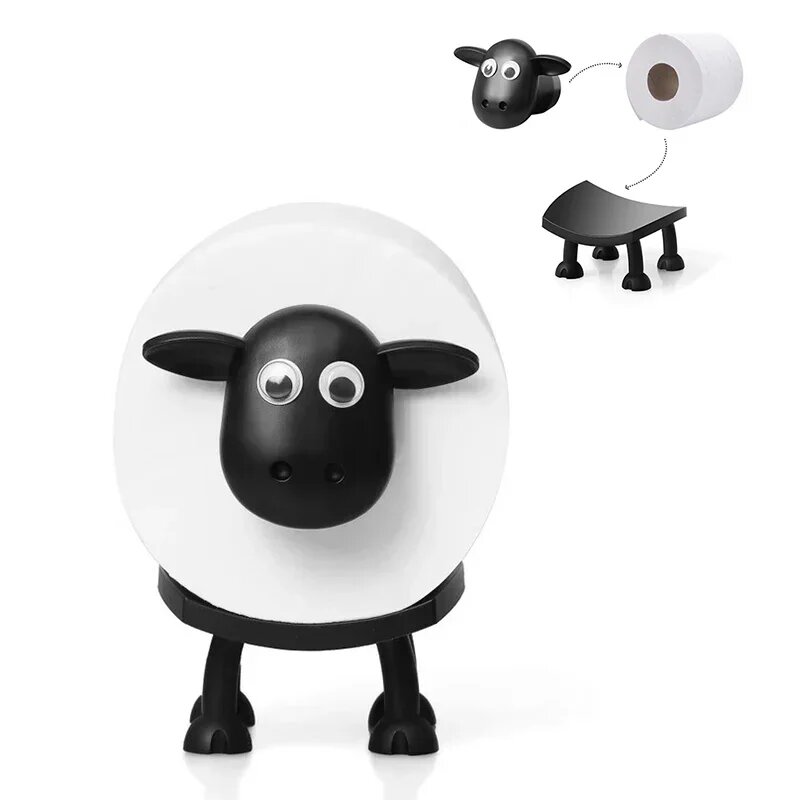 Держатель для туалетной бумаги в виде овечки, Sheep