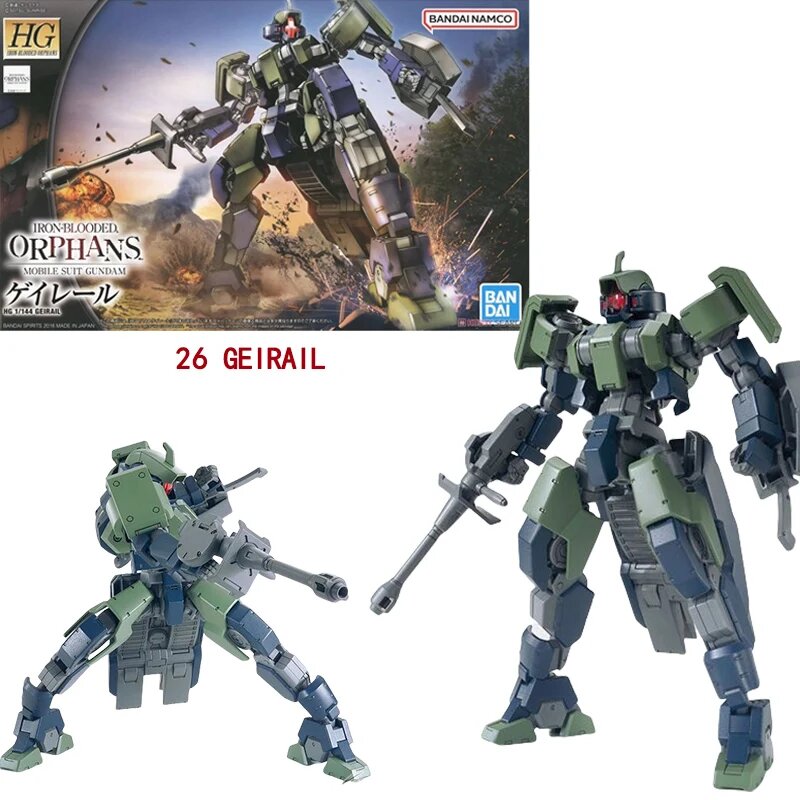 Bandai HG Barbatos Hajroboshi Graze Bael Vidar Gundam фигурки, 26
