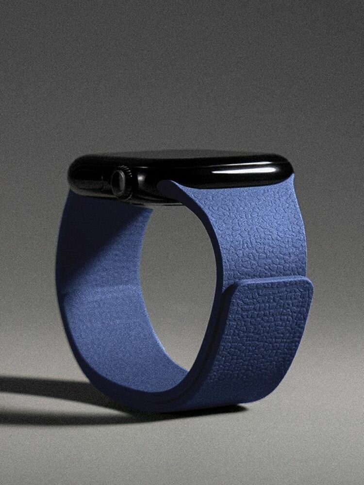 Силиконовый магнитный ремешок без пряжки, подходит для Apple Watch серий 1-9, SE/10, 38-40-41-42мм браслет для смарт-часов на магнитной застежке