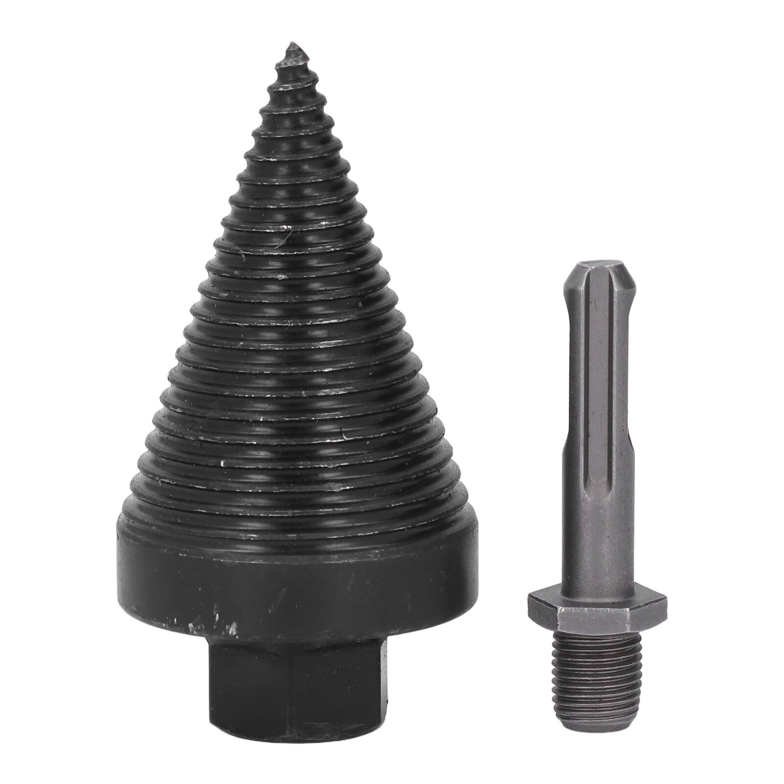 Сверло для дровокола с круглым хвостовиком 50 мм из высокоуглеродистой стали.