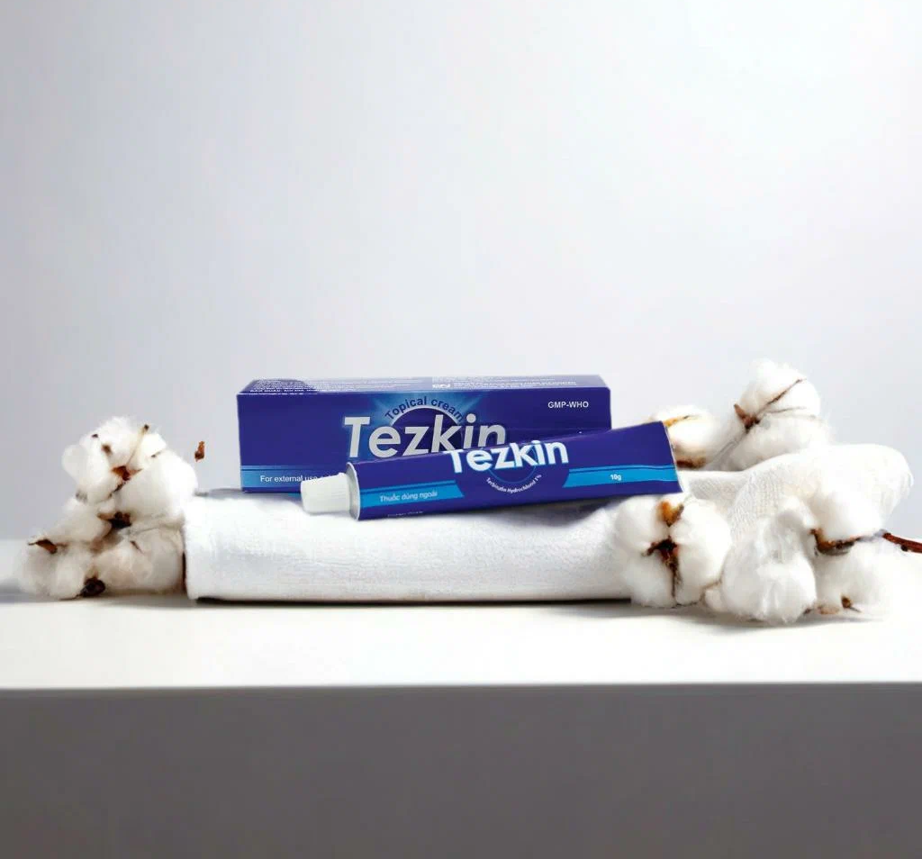 Противогрибковый крем Tezkin Topical Cream, для кожи и ногтей, 10г