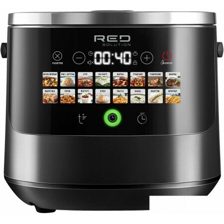 Мультиварка RED Colorsense M4300, 5 л, покрытие чаши керамическое, мощность 930 Вт, 17 программ