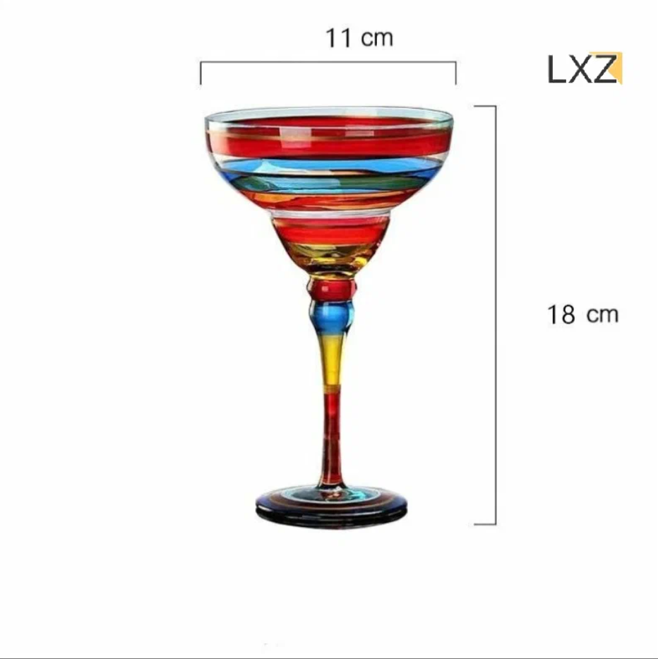 Кружка "Треугольный хрусталь", красная, для горячих напитков, 270мл