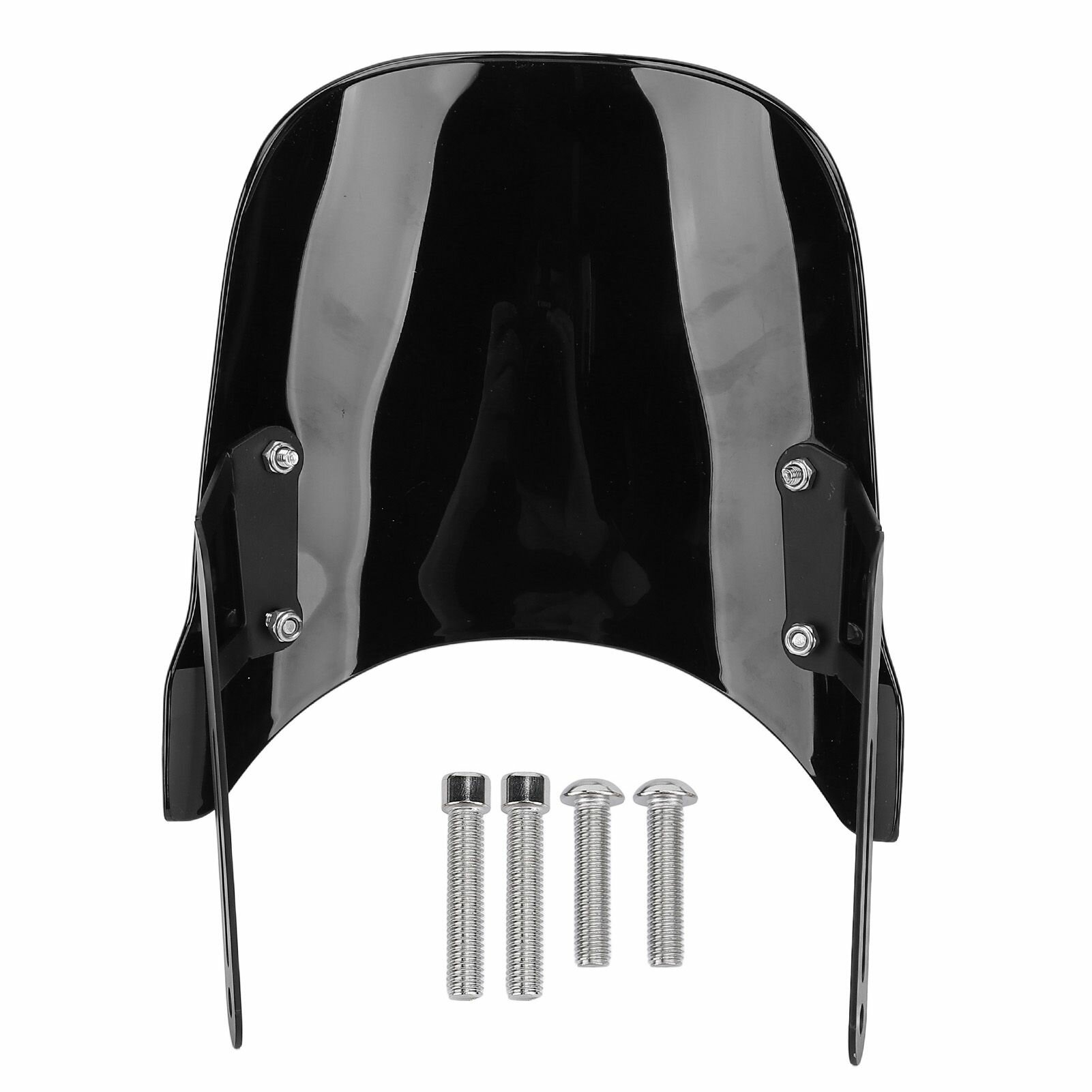 Переднее лобовое стекло мотоцикла, ветровое стекло, ветровое стекло, подходит для Triumph Scrambler 400X 2023-2024 (TS790-DF) черный