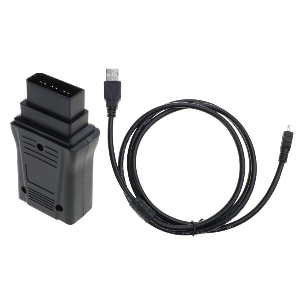 Кабель адаптер OBD для диагностики автомобилей 14 пин USB