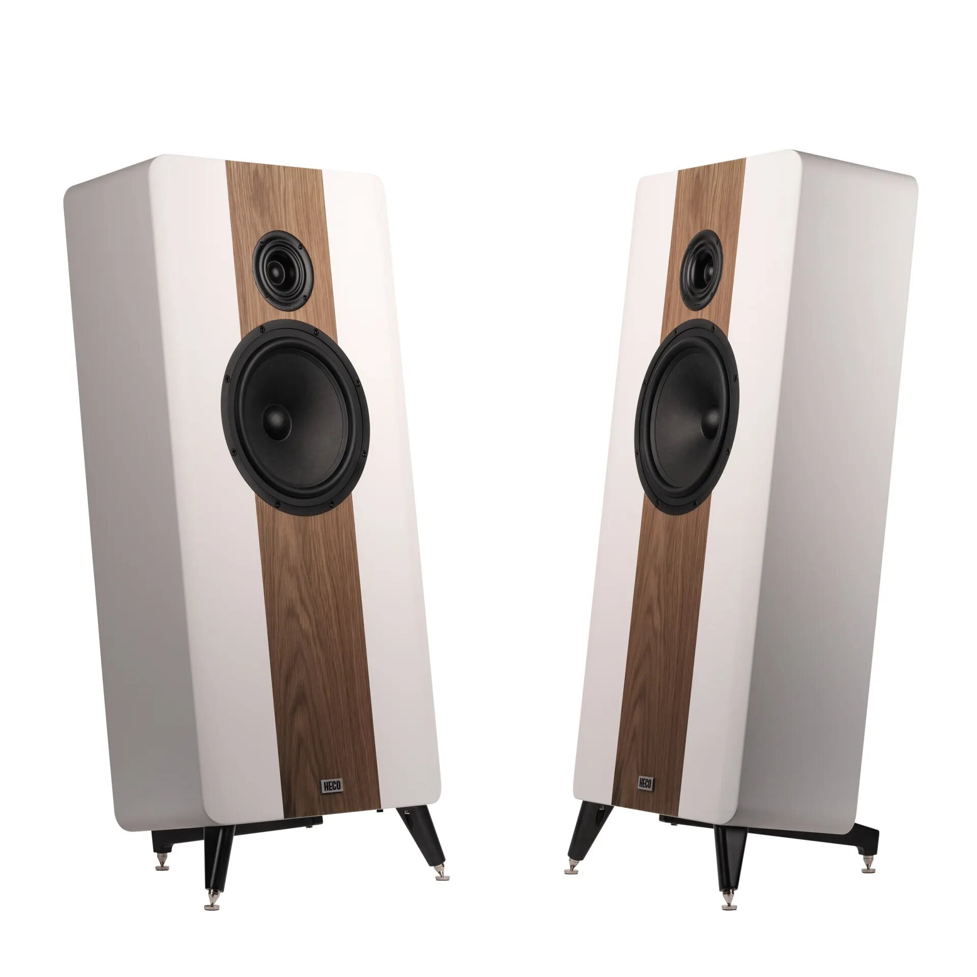 Напольная акустика Heco Direkt Premium White / Walnut