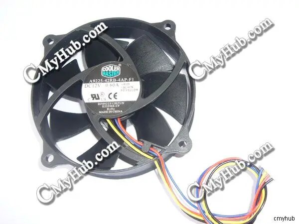 Для кулера MASTER A9225-42RB-4AP-F1 DF0922512RFUN DC12V 0,60A 95*25 мм 4-контактный видеодисплей GPU Вентилятор охлаждения видеокарты