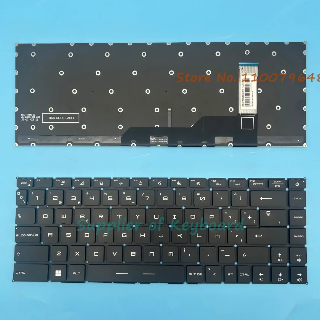 Клавиатура YELIMI для MSI GP66 Leopard с подсветкой