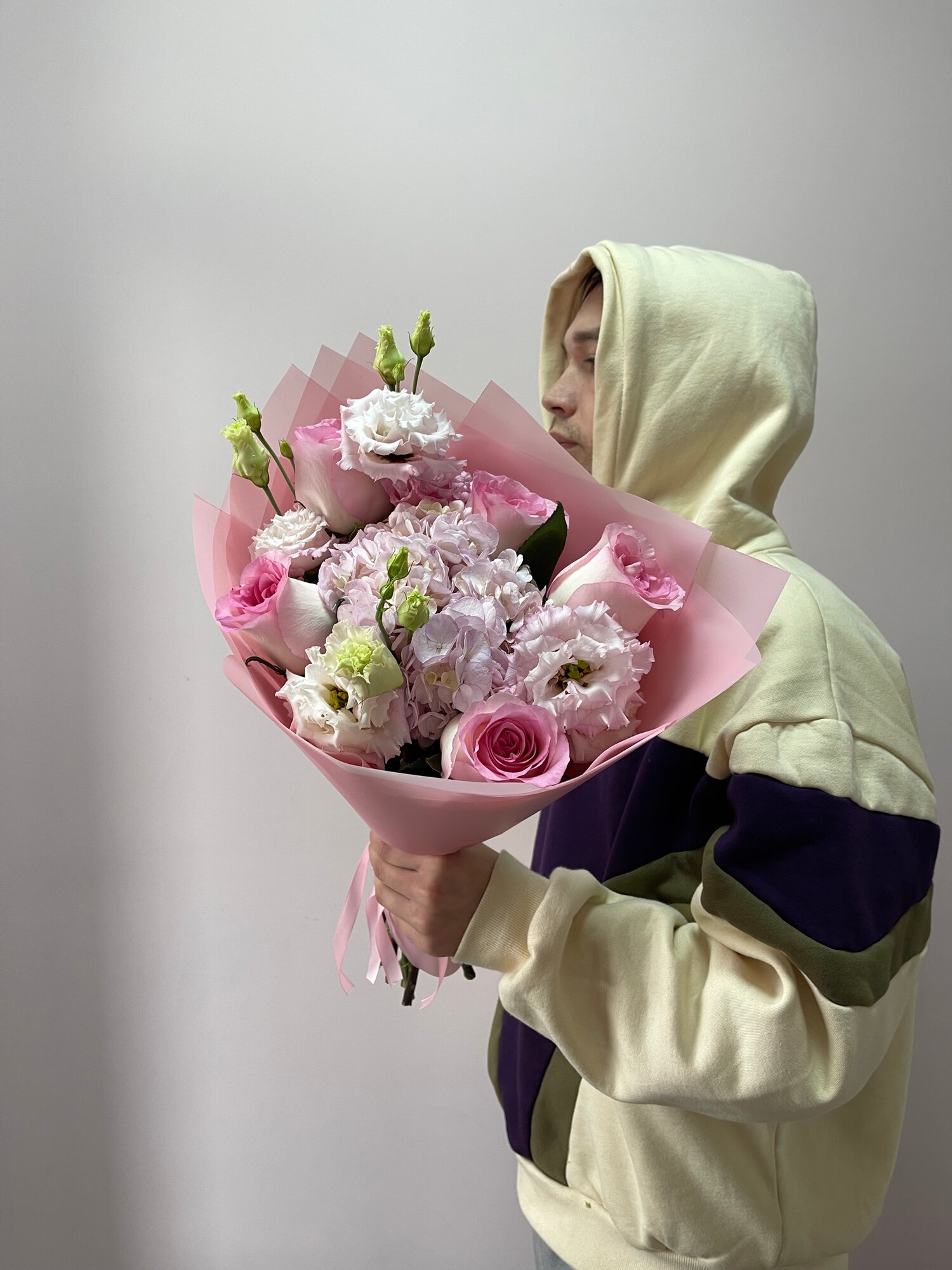 Букет «Розовое Трио»