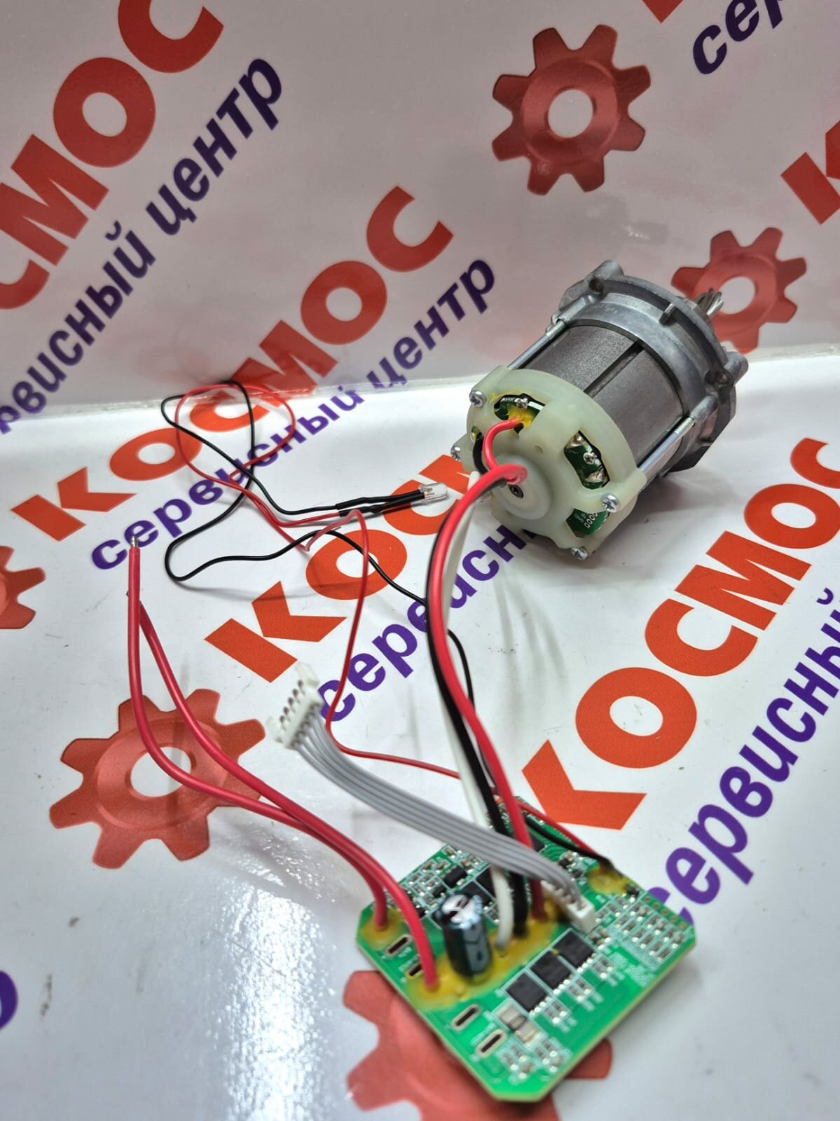 Двигатель в сборе с платой Зубр SPB-180-41