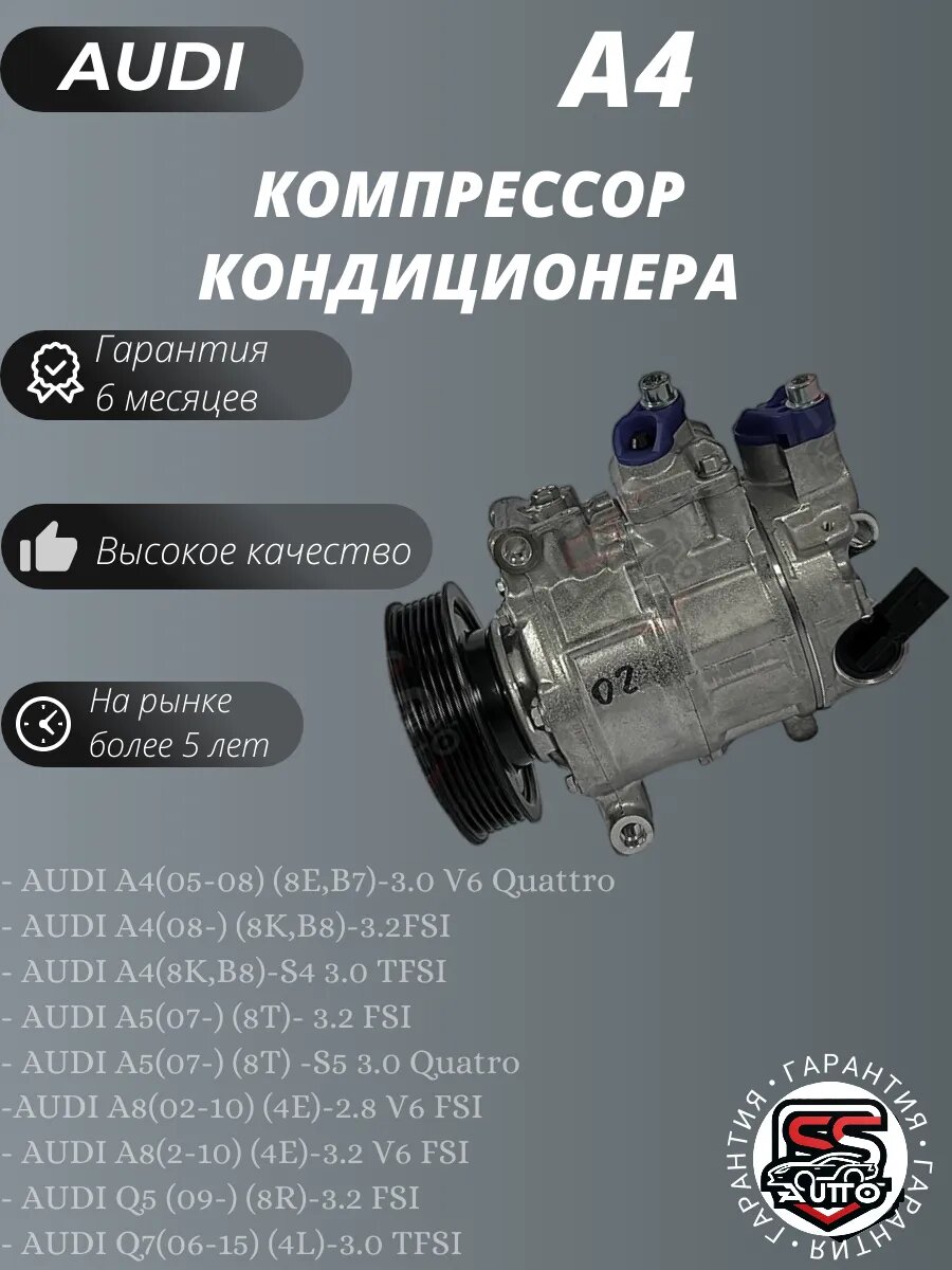 Компрессор кондиционера AUDI A4