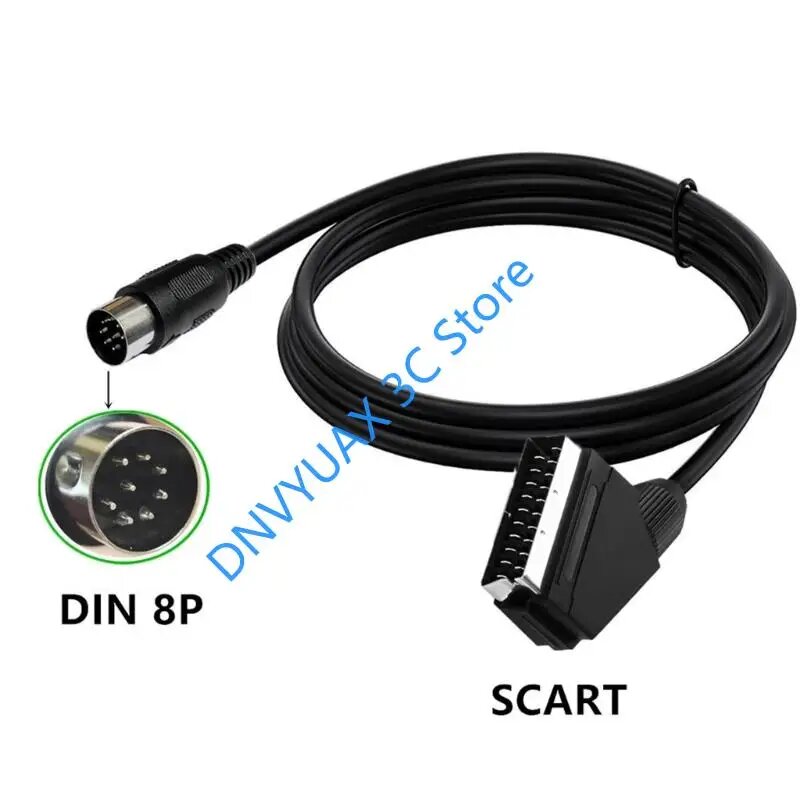 DNVYUAX RGB-кабель Scart 8-контактный 1,8 м