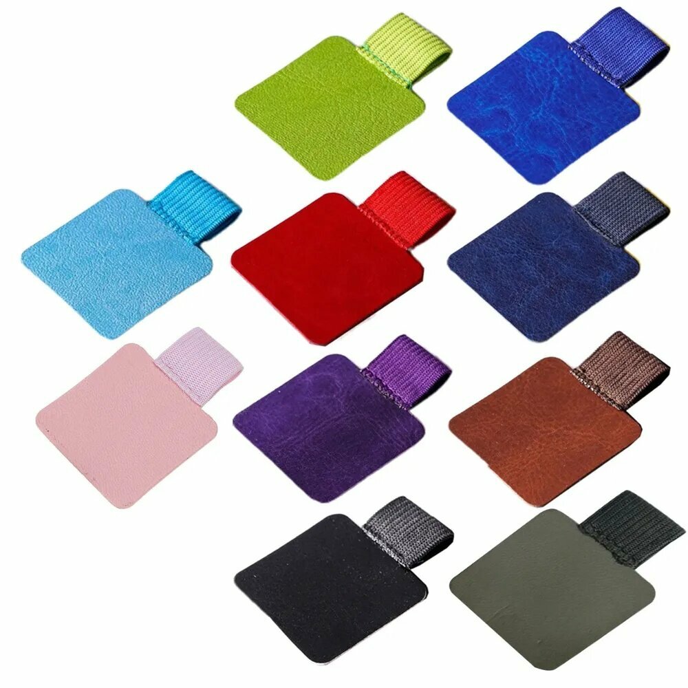 5 шт Самоклеящиеся кожаные петли для ручек креативные держатели блокнотов