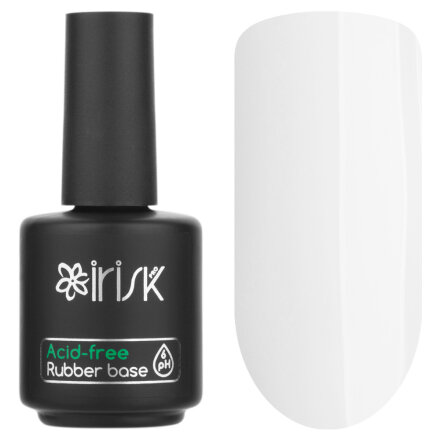 IRISK, База каучуковая бескислотная Acid-free Rubber Base (02 Milky White), 18 мл