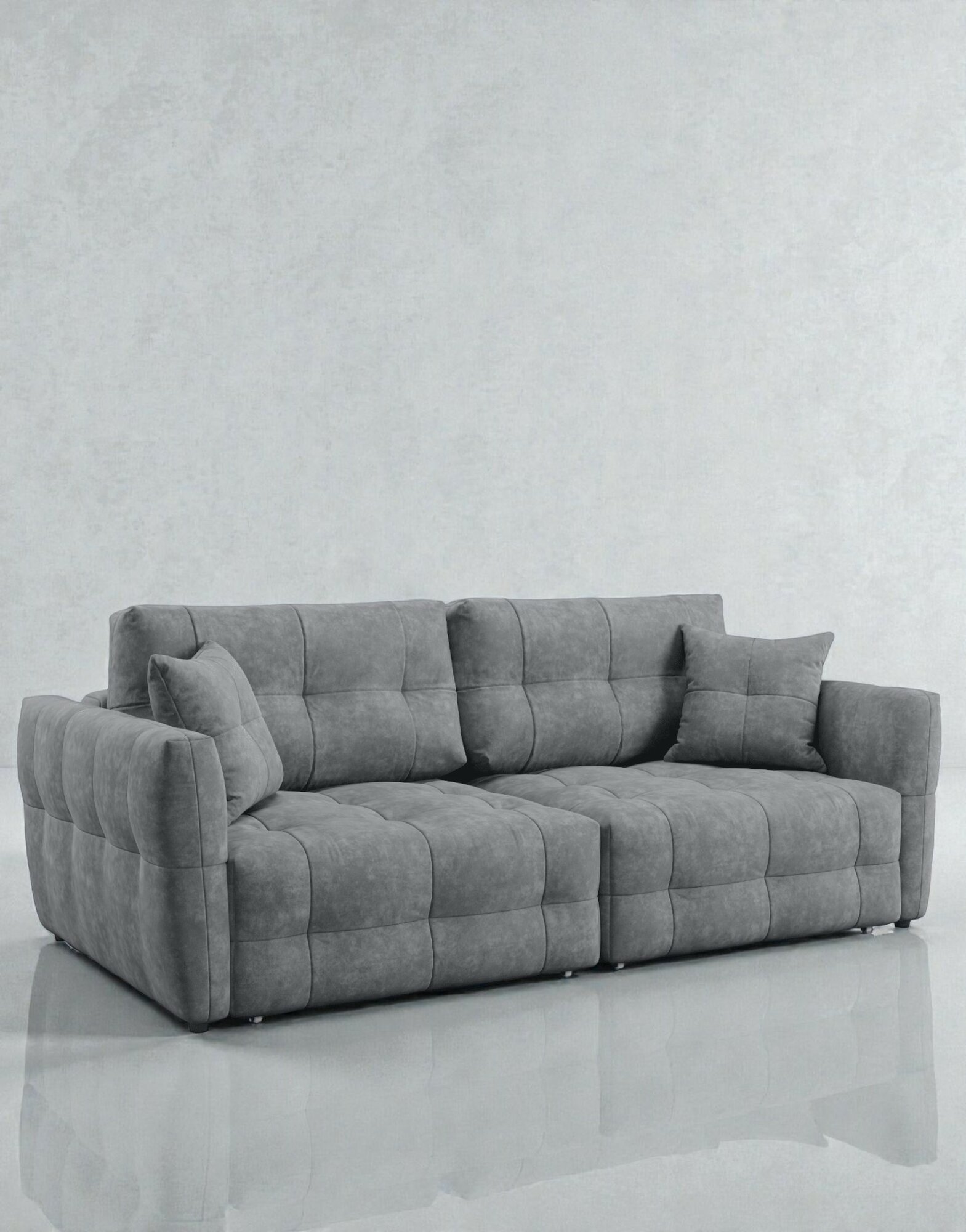 Диван-кровать для ежедневного сна Лондон, еврокнижка, на пружинном блоке