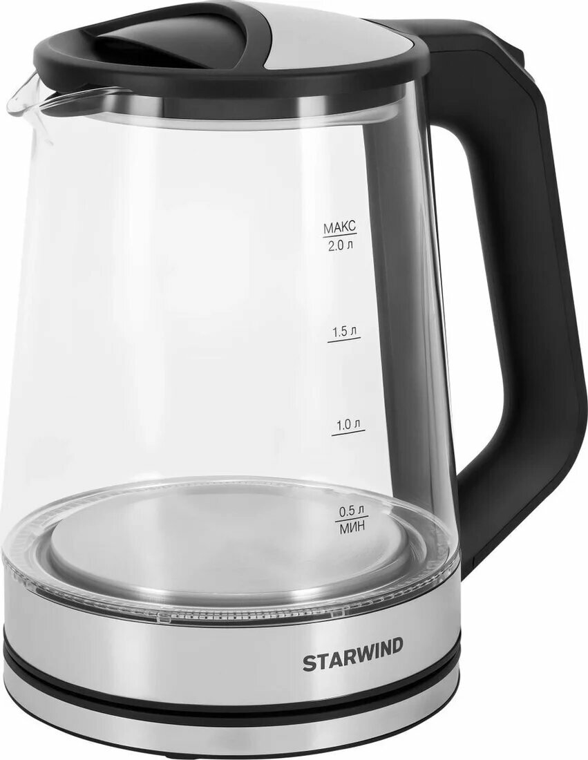 Электрический чайникStarWind SKG2112, 1800 Вт, объем 2 л, подсветка
