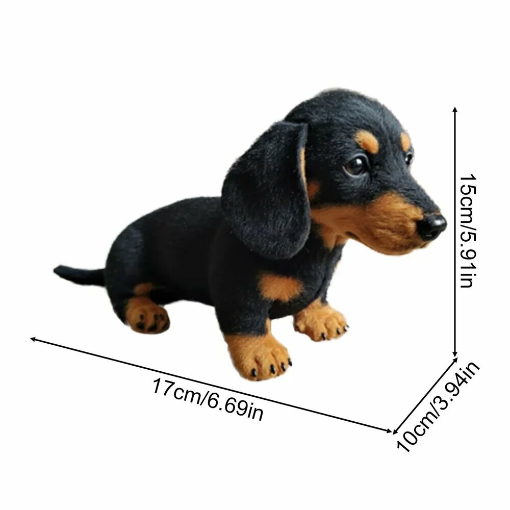 Мягкая игрушка собака такса Бадди