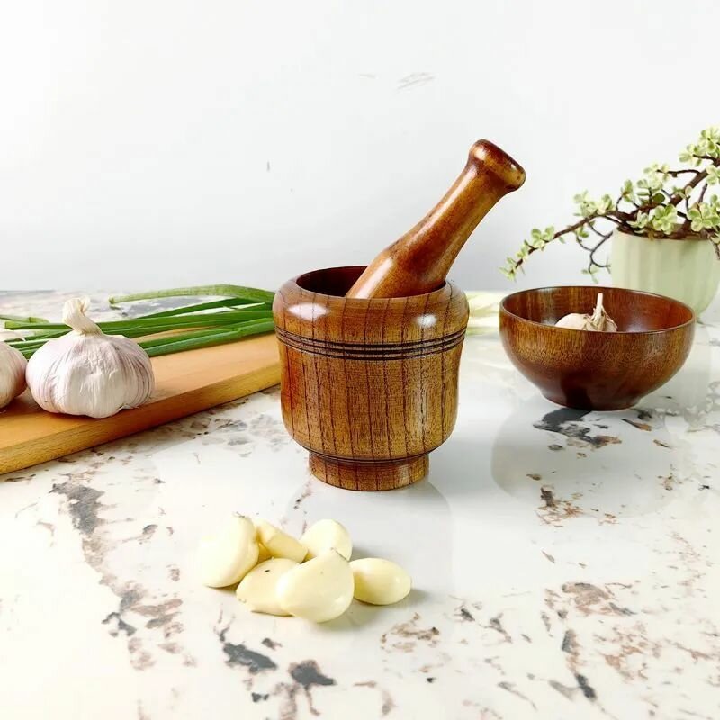 Ступка с пестиком, Береста, 1 шт