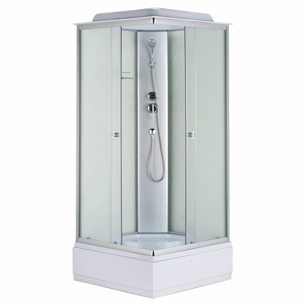 Душевая кабина Loranto 90х90х215 с низким поддоном CS-992EATM/W-90