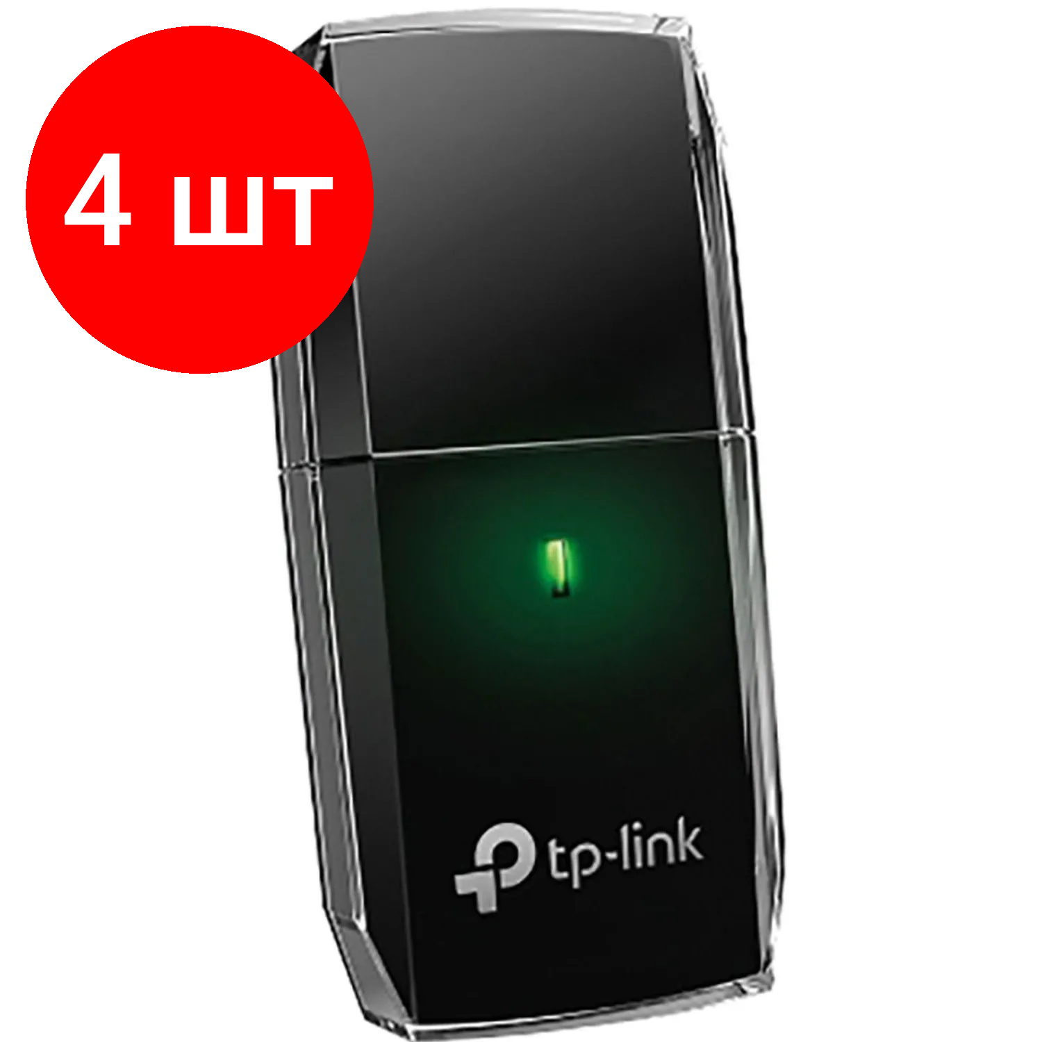 Комплект 4 штук, Сетевой адаптер WiFi TP-Link Archer T2U Archer T2U