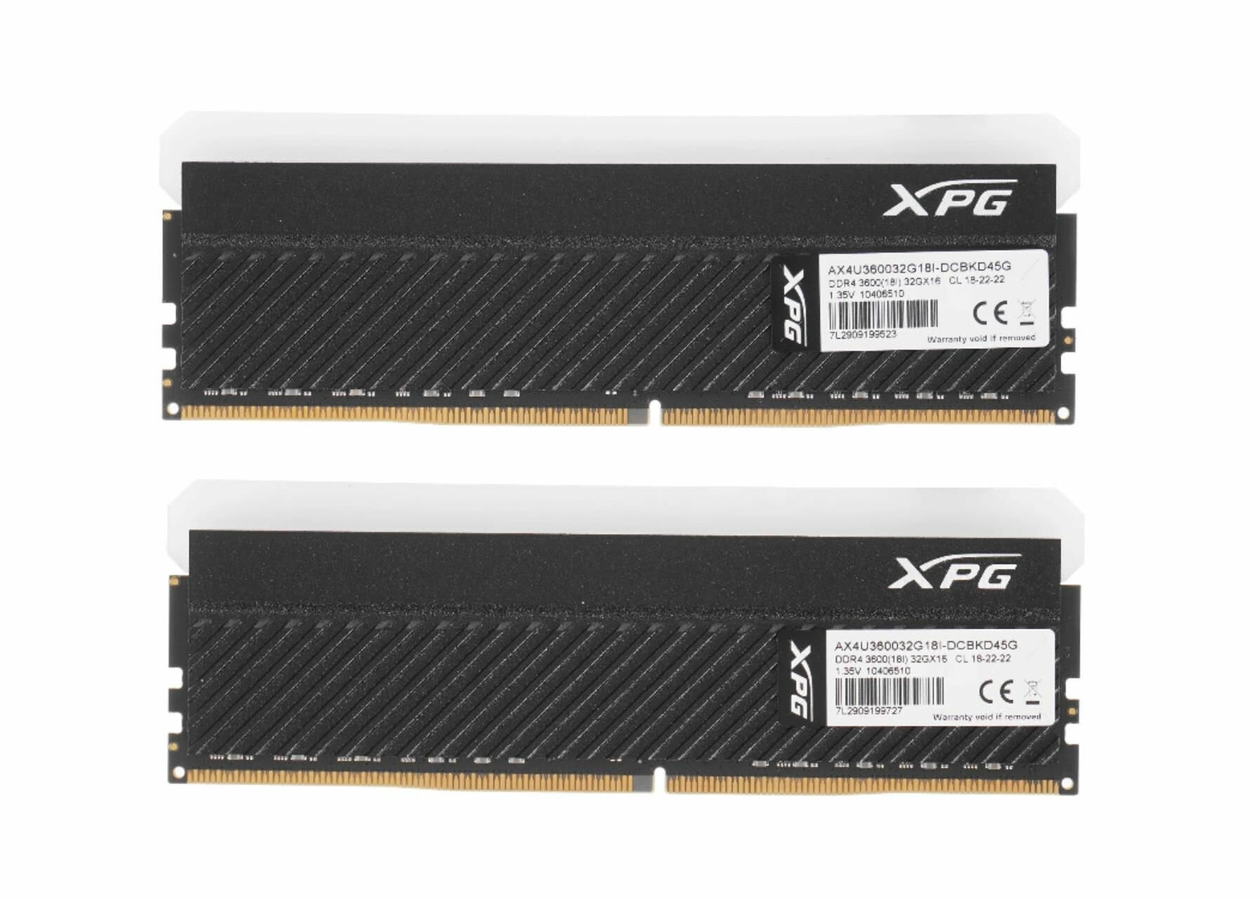 Оперативная память ADATA XPG SPECTRIX D45G RGB AX4U360032G18I-DCBKD45G 64 ГБ