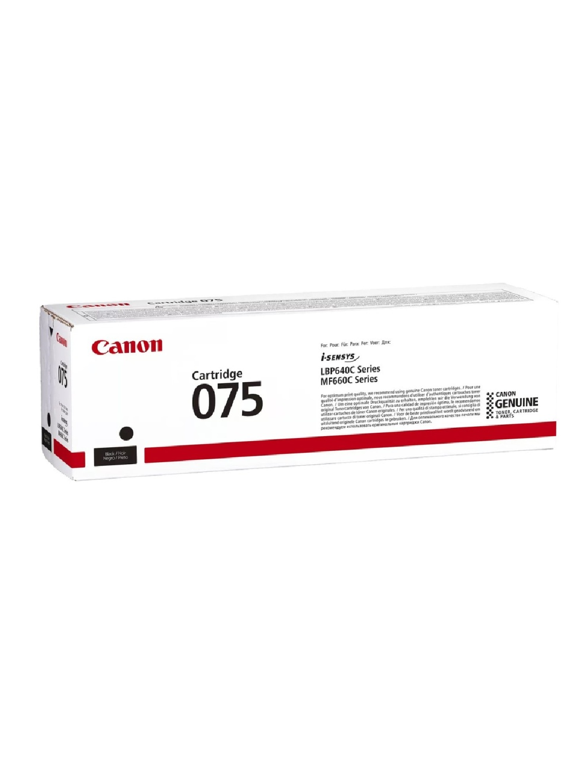 Тонер-картридж Canon 075 6365C002 черный для LBP646Cdw/LBP647Cdw/MF664Cdw/MF667Cdw , 1.4 тыс. стр.