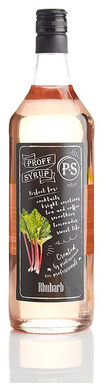 Сироп ProffSyrup "Ревень" 1,0л (стекло)
