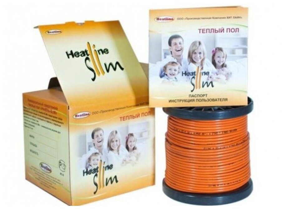 HEATLINE Теплый пол сверхтонкий SLIM HL-SL2- 700 двухжильный, 700 Вт, 4,0-6,5 м2