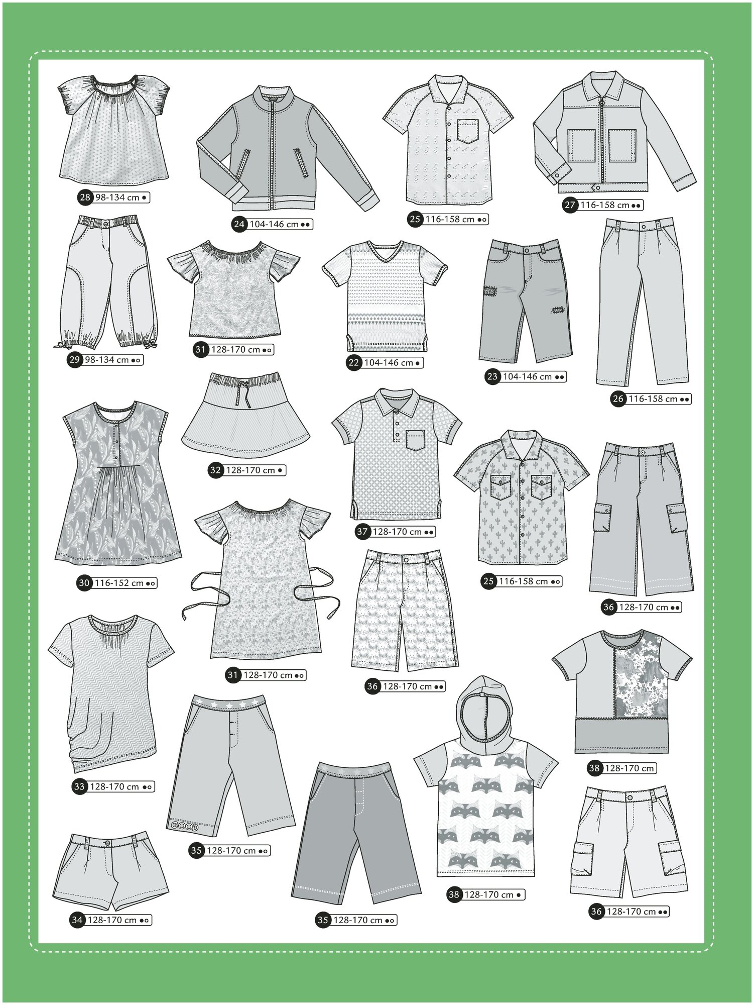 OTTOBRE design kids 3/2017, журнал по шитью со вставкой выкройкой на скрепке — фото 1