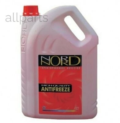 NORD NR 20485 Антифриз NORD High Quality Antifreeze готовый -40C красный 10 кг NR 20485