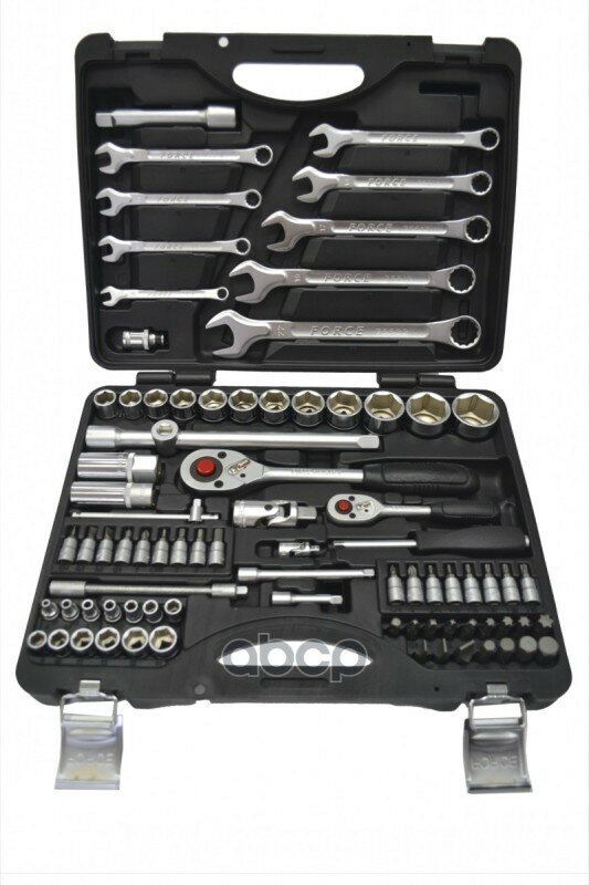 Набор инструментов 82 пр. (1/2",1/4") "FORCE" 6-гранный FORCE арт. 4821R-5