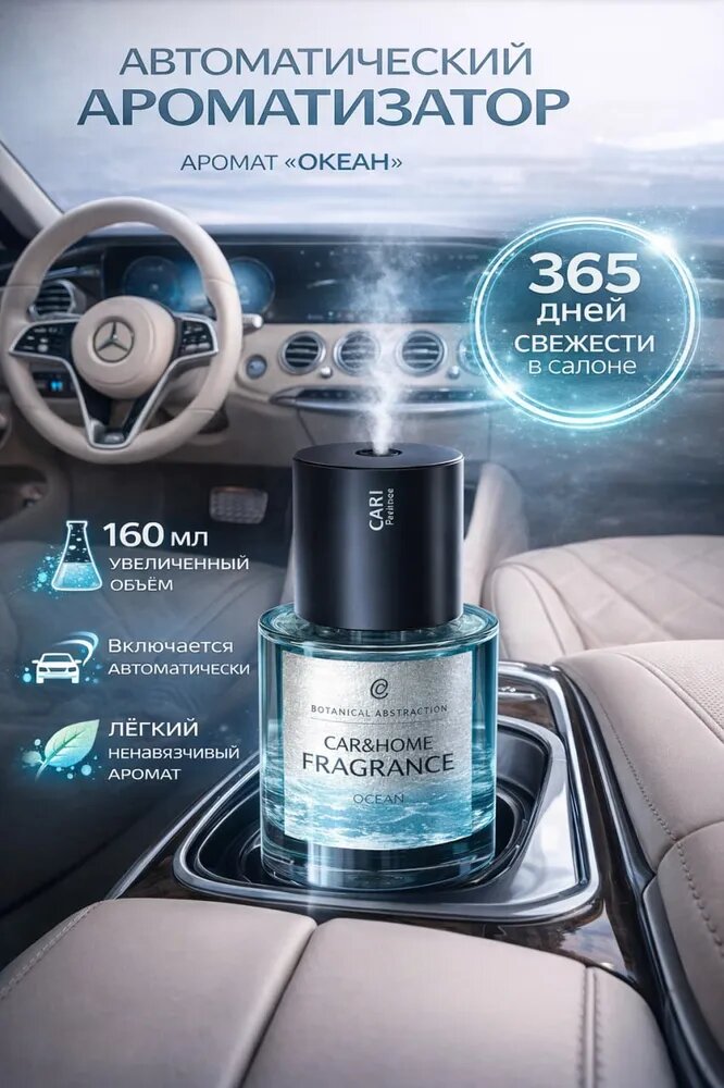 Ароматизатор для автомобиля, автоматический, океан