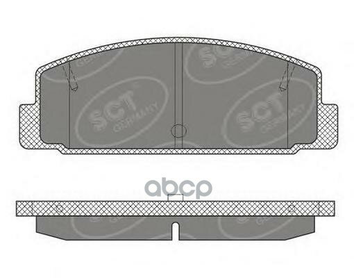 Колод. торм. перед. MAZDA 6 02-/07-/10- SCT арт. sp611