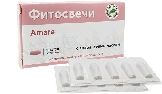 Фитосвечи Амаре, блистер 10 шт