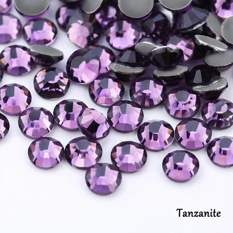 Стразы хрустальные QIAO Tanzanite, SS20, 1440 шт